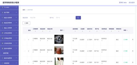 微信小程序超市购物 后台管理系统 前后分离vue 购物系统前端和后端分别用到什么软件 csdn博客