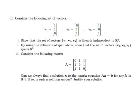 Solved 3 Existence And Uniqueness Of Solution For Ax B