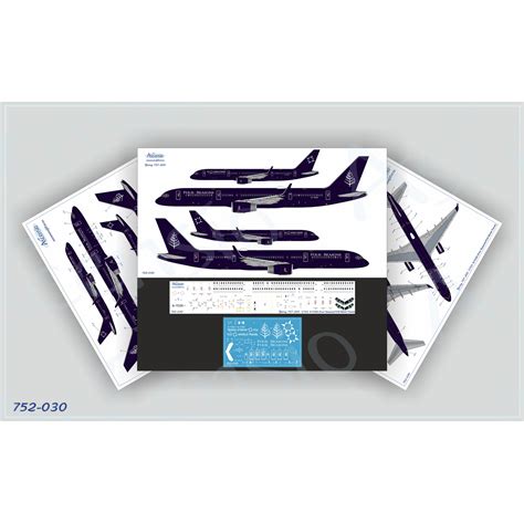 752-030 Ascensio 1/144 Декаль для 757-200 Four Seasons/TCS World Travel ...