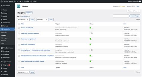 send notifications from woocommerce form plugins and more wordpress