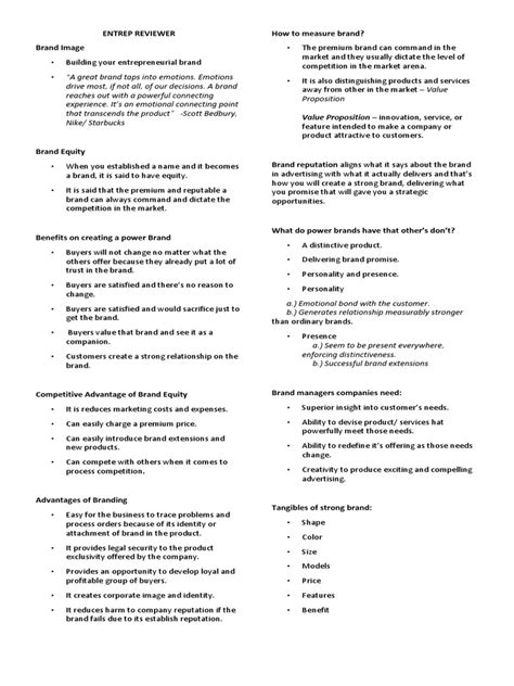 Value Proposition Innovation Service Or Pdf Brand Expense