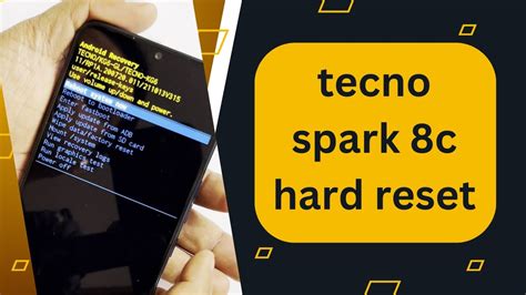 Tecno Spark C Hard Reset Tutorial Factory Reset Made Easy YouTube