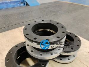 Dn150 Aviation Refueller Rubber Compensator Aluminum Flange And Vacuum Ring