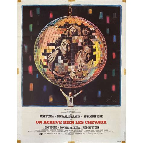 They Shoot Horses Dont They French Movie Poster 23x32 In 1969