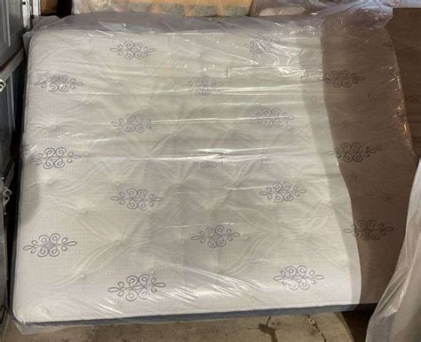 Queen Size Mattress Box Spring And Metal Frame Sherwood Auctions