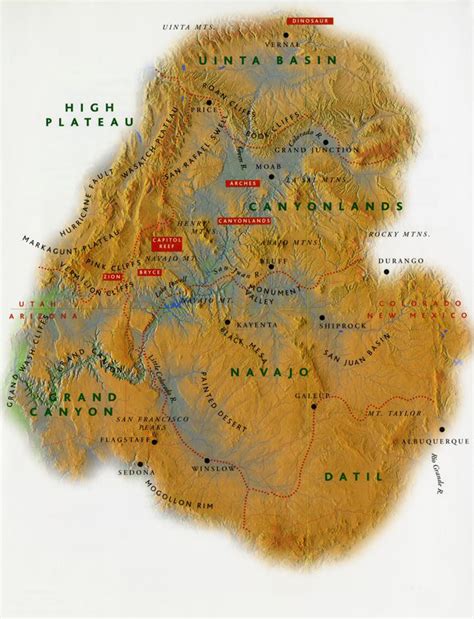 Colorado State Landforms Types Of Landforms Learn About Many