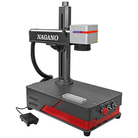 Máquina De Gravação Laser Metais Fiber Mini 30w Portátil Nagano