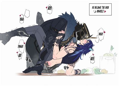 Rule 34 2boys Abs Anal Fingering Blue Hair Capitano Genshin Impact