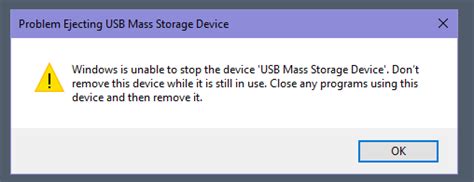 Unable To Eject Usb Mass Storage Device Windows 10 Bululix