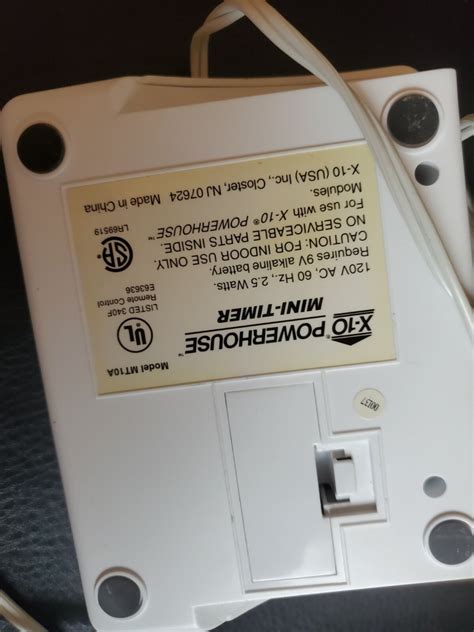 X10 Powerhouse Minitimer Programmable Control Center X10 Home X10 Powerhouse Minitimer Programmable Control Center X10 Home