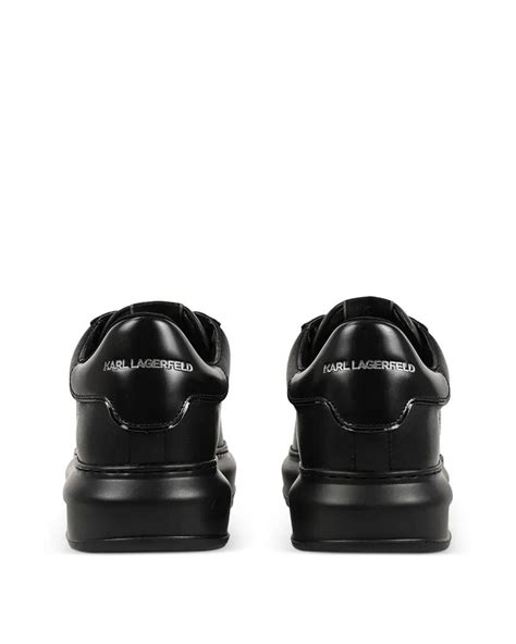 Karl Lagerfeld Kapri Logo Embossed Sneakers In Black For Men Lyst