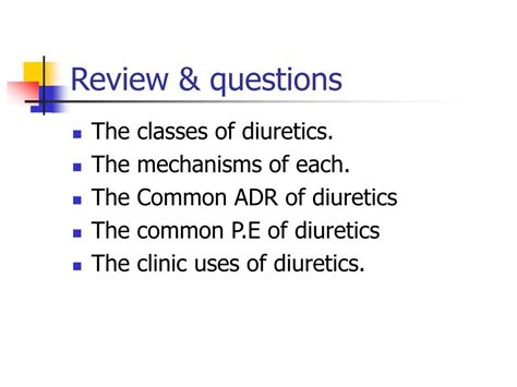 Ppt Diuretics Powerpoint Presentation Free Download Id 641972