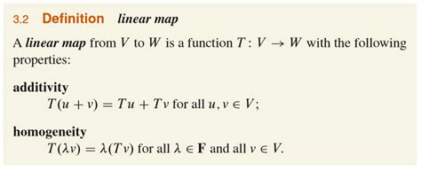 Solved B CER Definition Linear Map A Linear Chegg Com