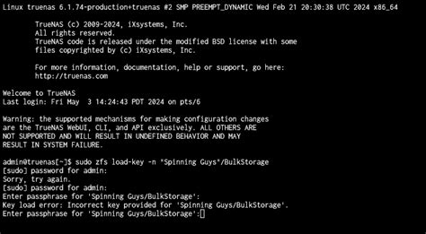 Unable To Decrypt Dataset Truenas General Truenas Community Forums