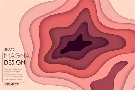 종이 잘라 모양3d 추상 배경 수직 배너입니다 0명에 대한 스톡 벡터 아트 및 기타 이미지 0명 개념 광고 Istock