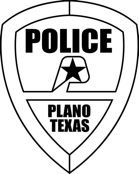 Plano Texas Police Department Patch Vector File Svg Dxf Eps Inspire Uplift