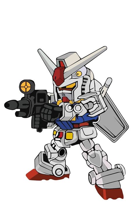 Gundam Svg Gundam Chibi Svg Gundam Model Anime Svg Robot Svg Mecha