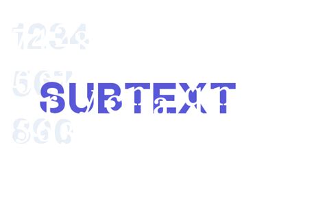 Subtext Font Free Download Now