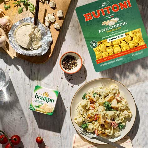 Chicken And Broccolini Tortellini With Boursin® Garlic And Fine Herbs