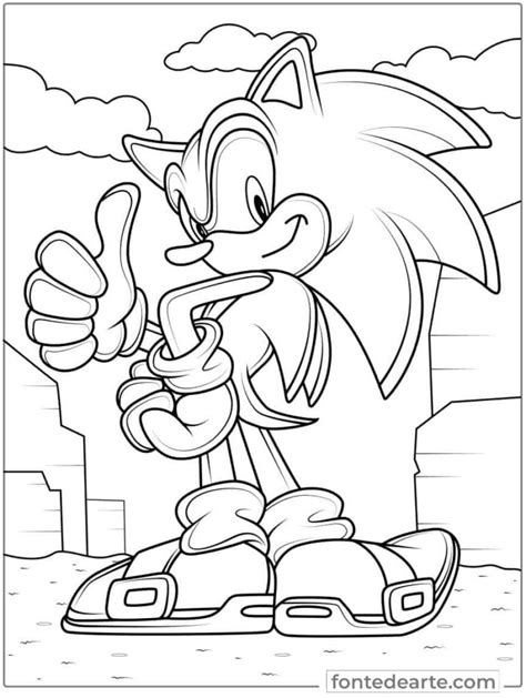 Desenhos Sonic E Amigos Para Colorir E Pintar Imprimir Pdf