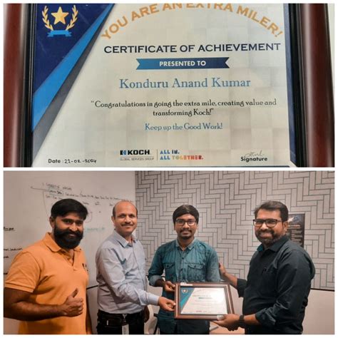 Anand Kumar Konduru On Linkedin Extramiler Pbm Recognition