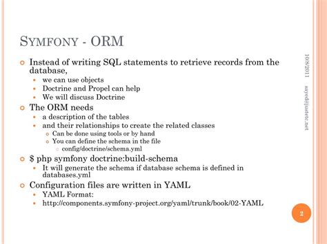Ppt Symfony Orm Doctrine Powerpoint Presentation Free Download Id3158870