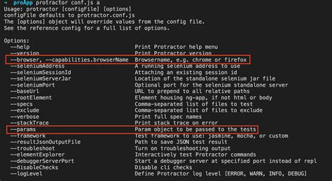 Pass Browser Parameter Through Command Line · Issue 4923 · Angular