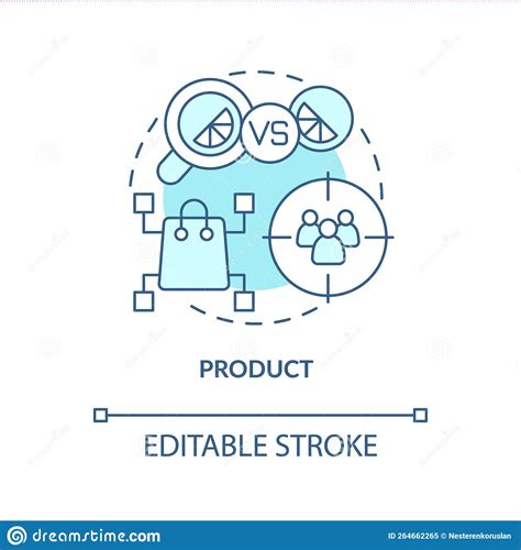 Product Blue Concept Icon Stock Vector Illustration Of Pictogram 264662265