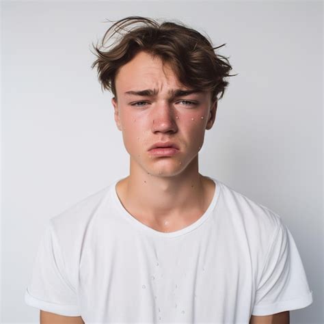 Premium Photo A Sad Man Crying