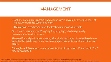 Acute Multiple Sclerosis Relapse Treatment Pptx