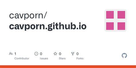 Github Cavporn
