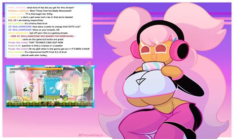 Rule 34 1girls Big Breasts Breasts Cherry Blossom Cookie Cookie Run Fromariels Headphones Long