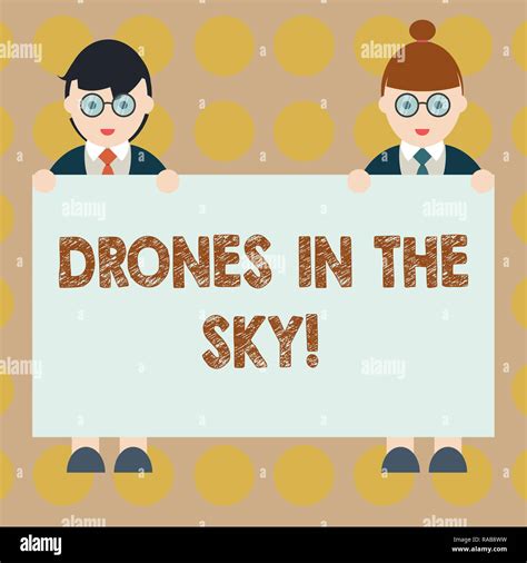 Word Writing Text Drones In The Sky Business Concept For Aerial Helicopter Modern Device Taking