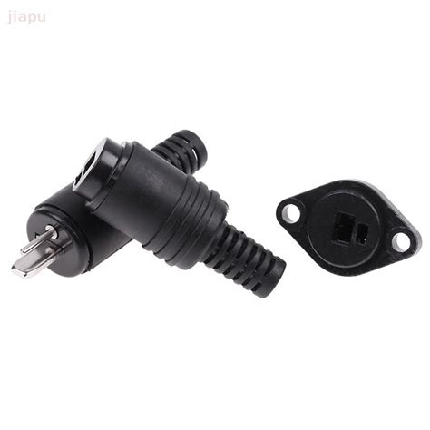 Jia 1 ชิ้น 2 ขา Din ลําโพงปลั๊กสายไฟ 2p ลําโพงไฮไฟสายบัดกรีขั้วต่อ Th