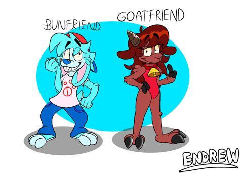 Fnf Bunny Boyfriend And Goat Girlfriend By Endrewfernandes On Deviantart