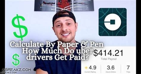 How Much Do Uber Drivers Earning Uber Drivers Calculate By Paper R