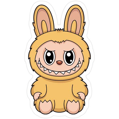 Labubu Baba Cute Character Sticker Cute Characters Kiss Stickers