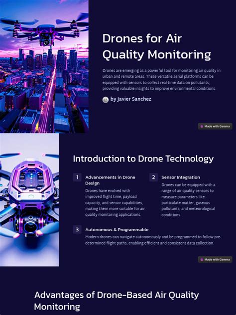 Drones For Air Quality Monitoring Pdf Unmanned Aerial Vehicle