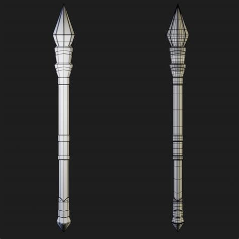3d magic wand turbosquid 1520922