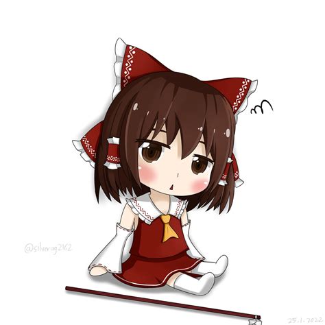 Chibi Reimu By Silverag2162 On Deviantart