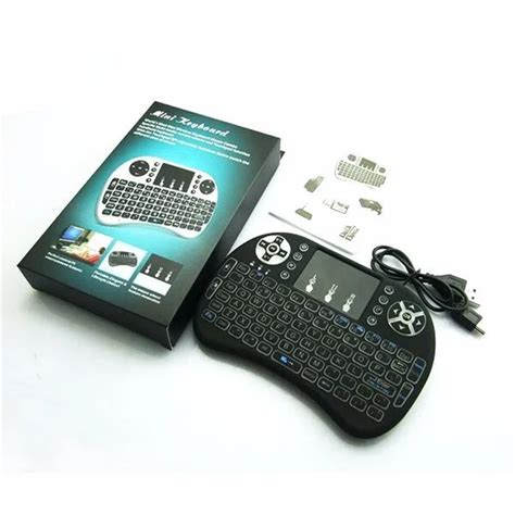 Cheap Mini Wireless Keyboard I8 With Backlit Usb Recharge 2 4g Wifi Qwerty Remote Air Mouse With