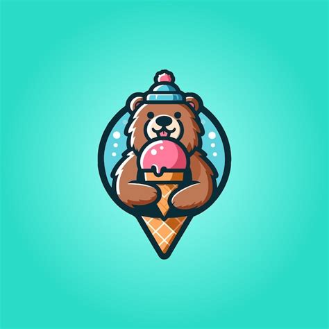 Bear Ice Cream Logo Vectors And Illustrations For Free Download Freepik