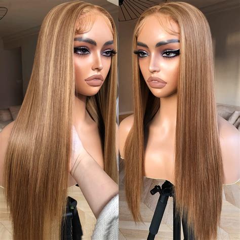 Brownbomb Honey Blonde Lace Front Wig Pre Plucked Ready