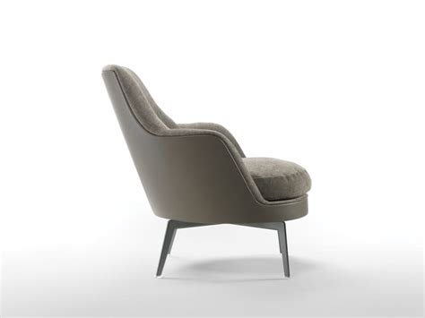 Guscio Guscio Soft Fabric Armchair With Armrests By Flexform Design