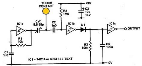 Best Touch Sensor Switch Circuits Explored Homemade Circuit Projects