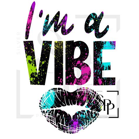 Uv Dtf Im A Vibe Kiss Ready To Apply Permanent Adhesive Sticker Cups