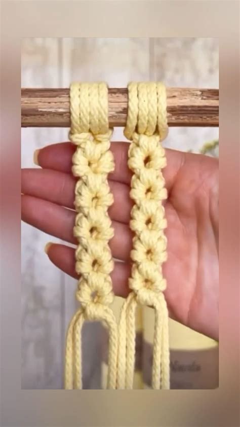 Diy Macramé Hanging Decor Tutorial Easy Knots For Beginners In 2025 Free Macrame Patterns