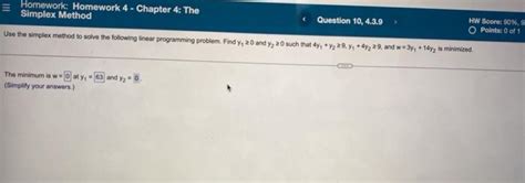 Solved Homework Homework 4 Chapter 4 The Simplex Method