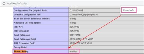 Saber Si Instalación De Php Es Thread Safe Parzibyte