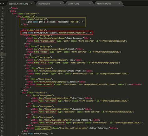 Cara Membuat Register Member Baru Menggunakan Codeigniter Part 2